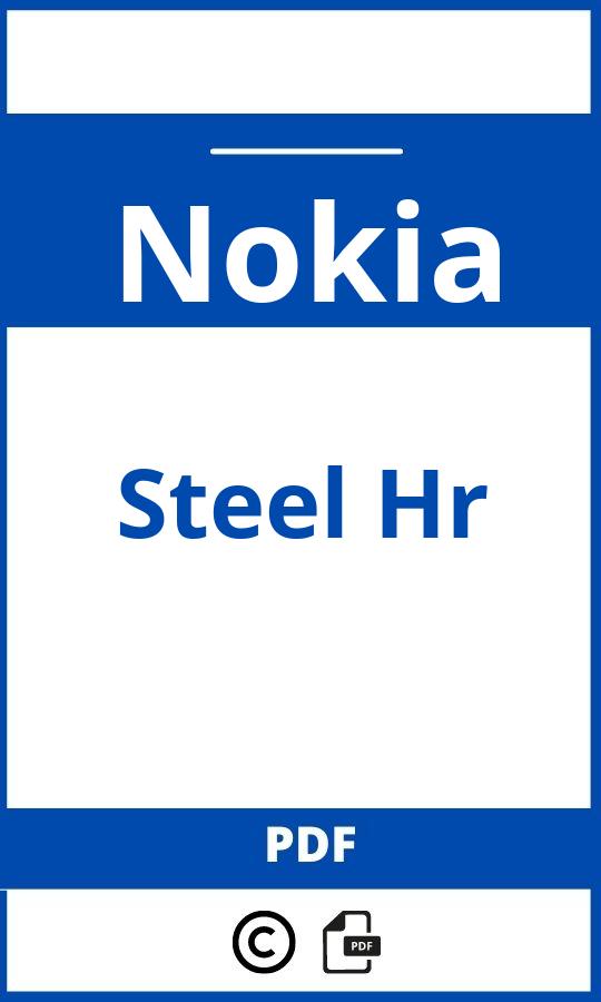 Handleiding Nokia Steel Hr Nederlands Instructieboekje